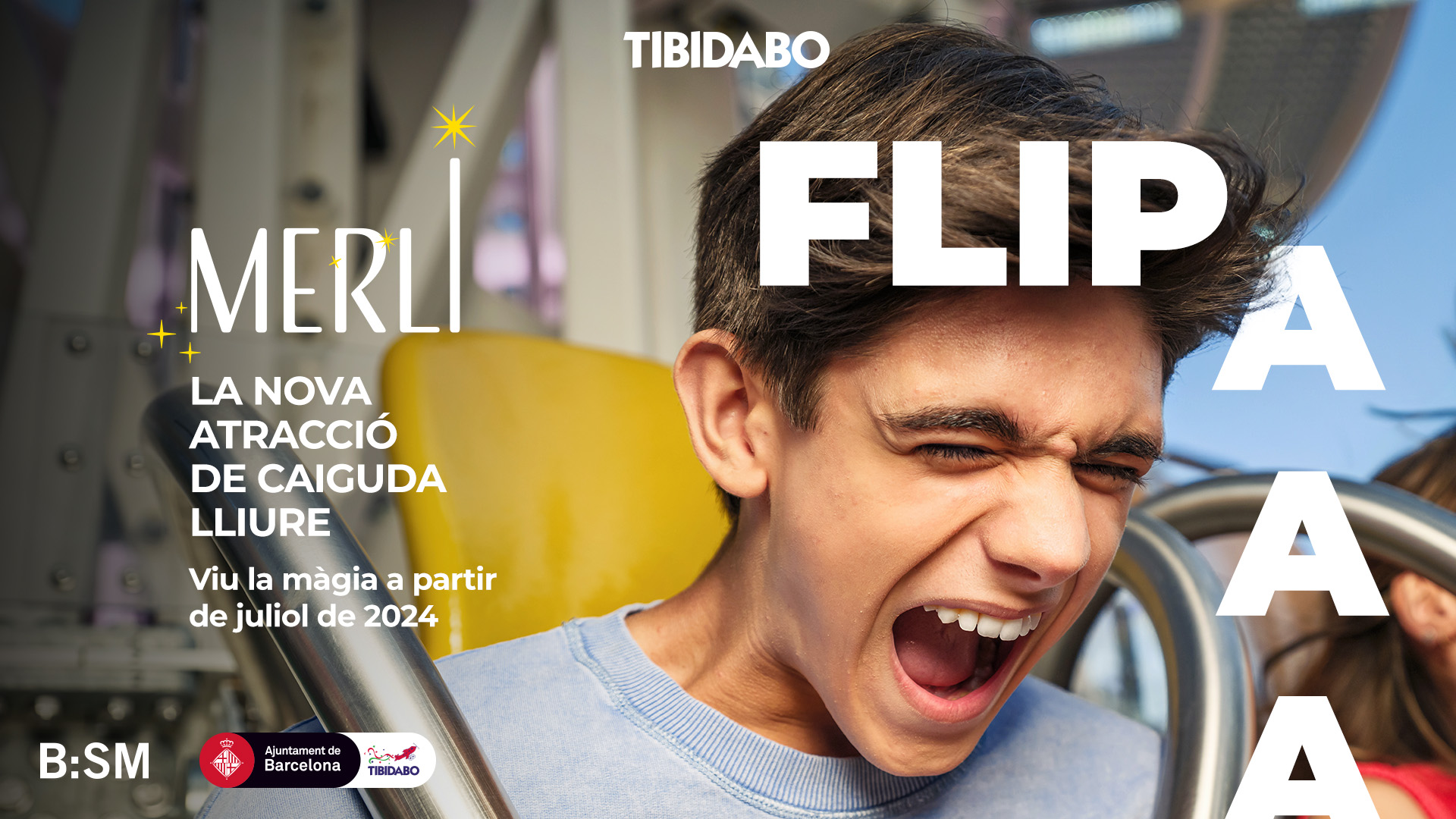 Merlí, ¡la nueva caída libre del Tibidabo! | Parque de atracciones Tibidabo